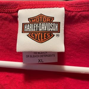 Harley-Davidson | Tops | Nwot Ruby Red Harley Davidson Razor Back Tank ...
